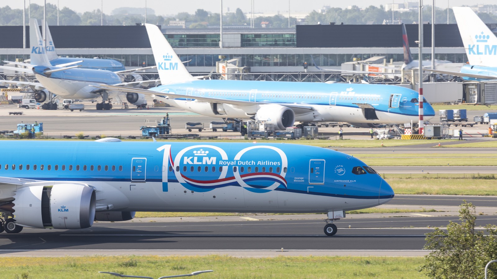 'Feestvliegtuig' KLM landt dag te laat - AT5