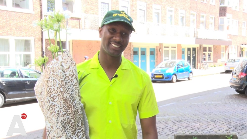 Rapper Dio is de eerste groenburgemeester van Amsterdam - AT5