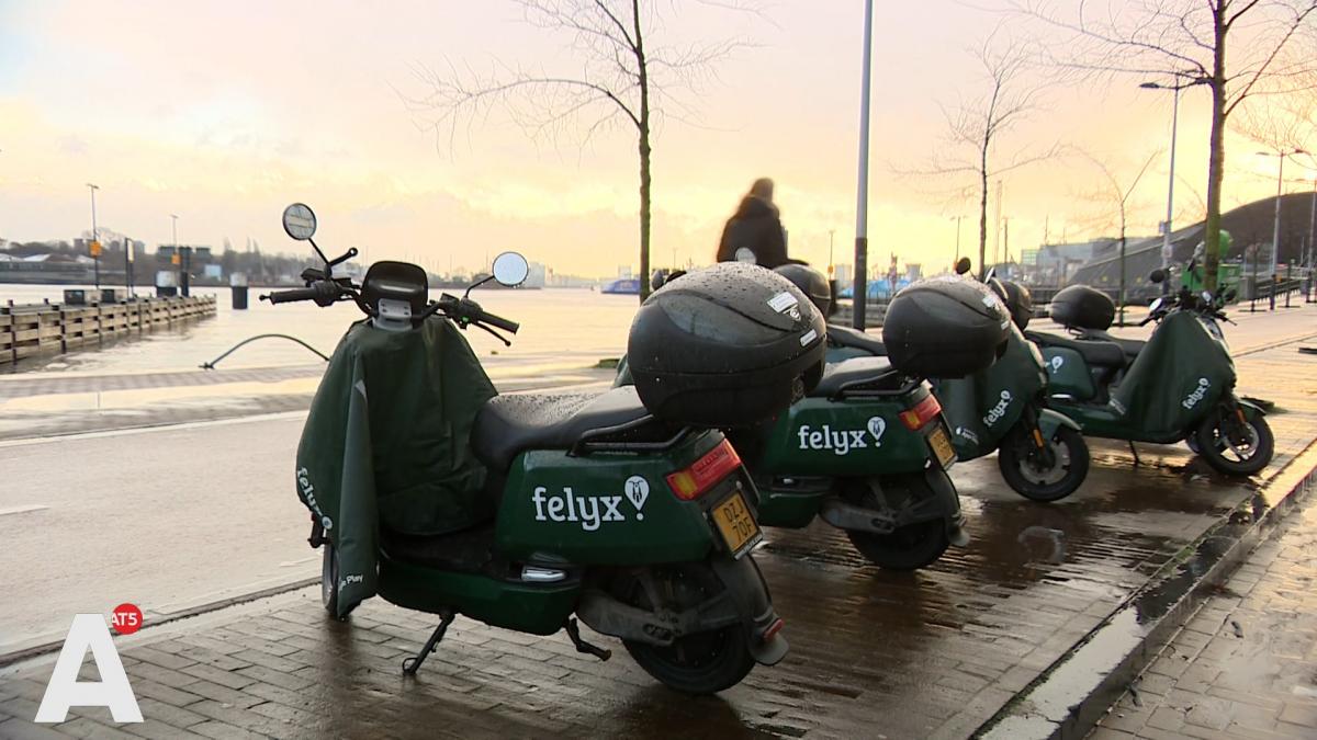 Deelscooters van Felyx vanaf aanstaande maandag terug in de stad - AT5