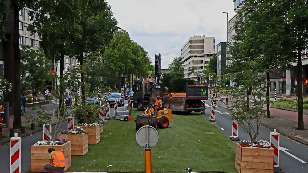 Parkje binnen afzetting Weesperknip ontmanteld - AT5