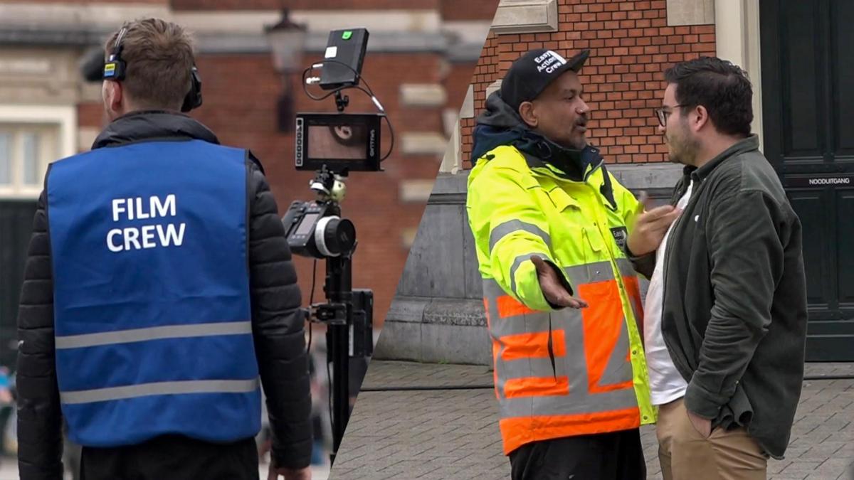 Leidseplein decor voor Netflixfilm over de gijzeling: "Waar de 'piep' is dit voor nodig?" - AT5