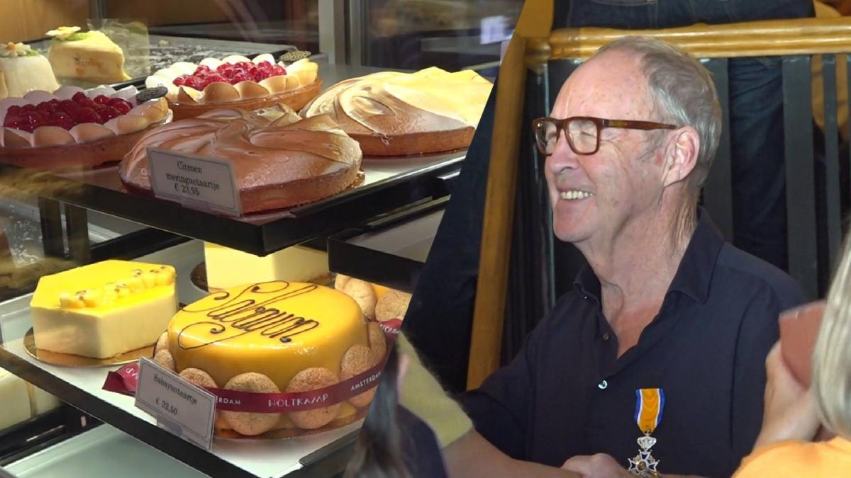 Krokettenlegende en banketbakker Cees Holtkamp geridderd - AT5