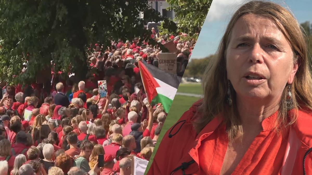 Organisatie Rode Lijn-mars hoopt zondag op opkomst van 200.000 mensen - AT5