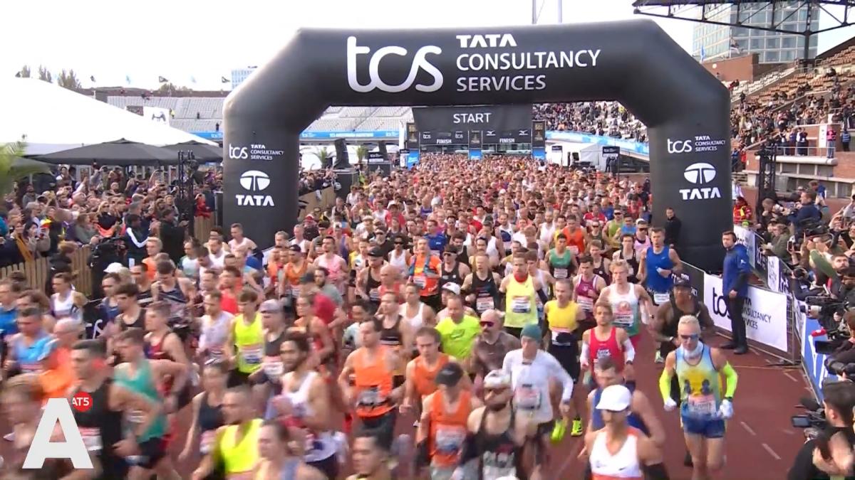 Kijk terug: zo verliep de jubileumeditie van de Amsterdam Marathon - AT5