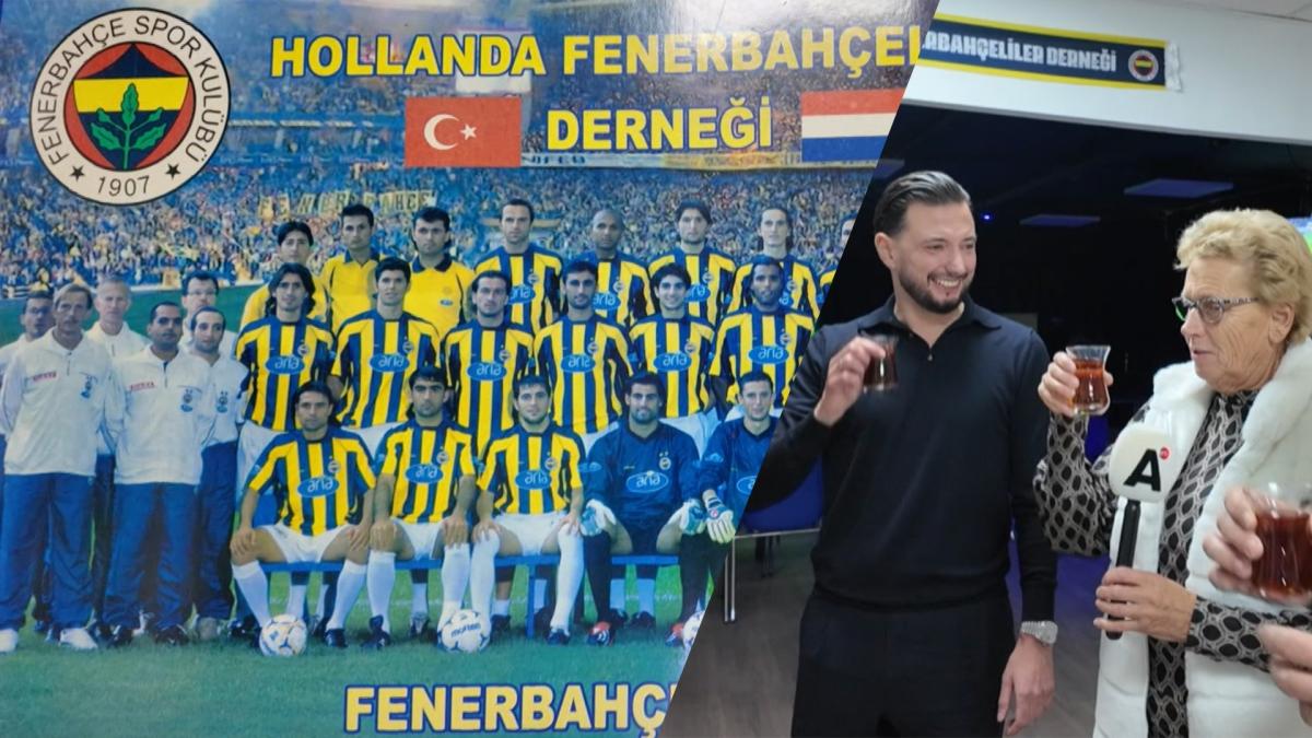 Ajax-fan Joke op bezoek bij de Fenerbahçe-fanclub - AT5